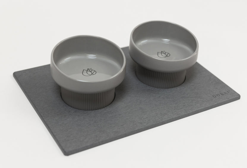 Elevated Cat Feeding Station | Double Bowl & Non-slip | Dorai Home