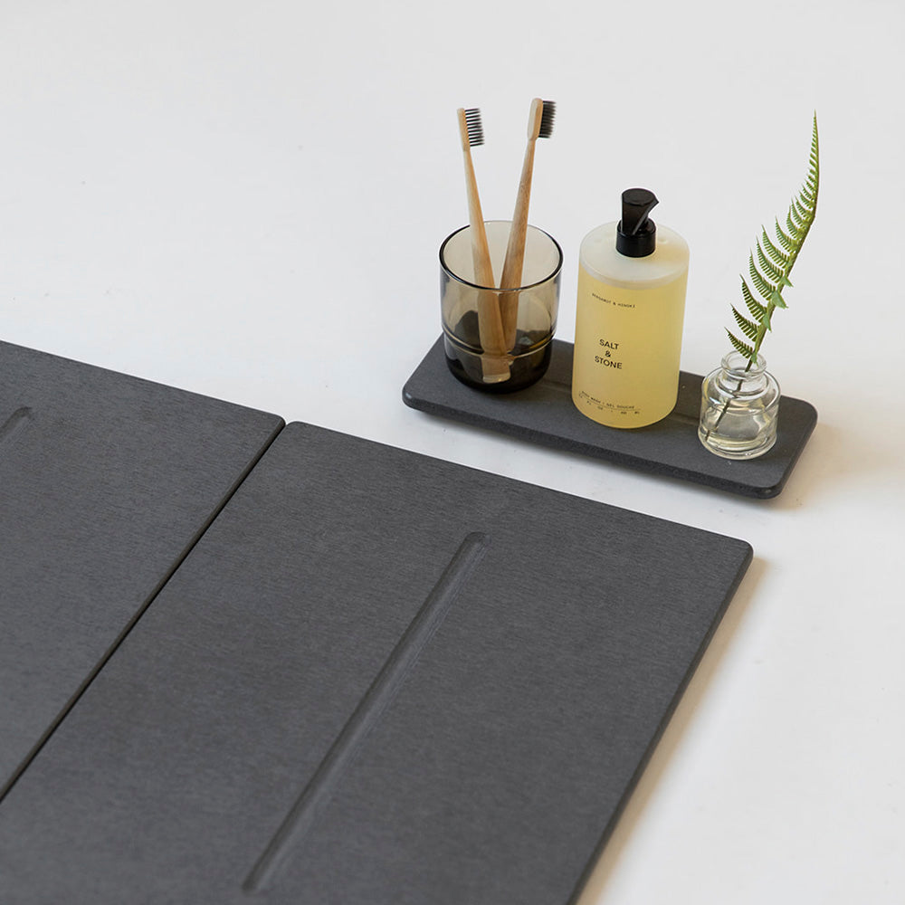 Medium Bath Stone™ Mat & Stone Sink Caddy | Dorai Home